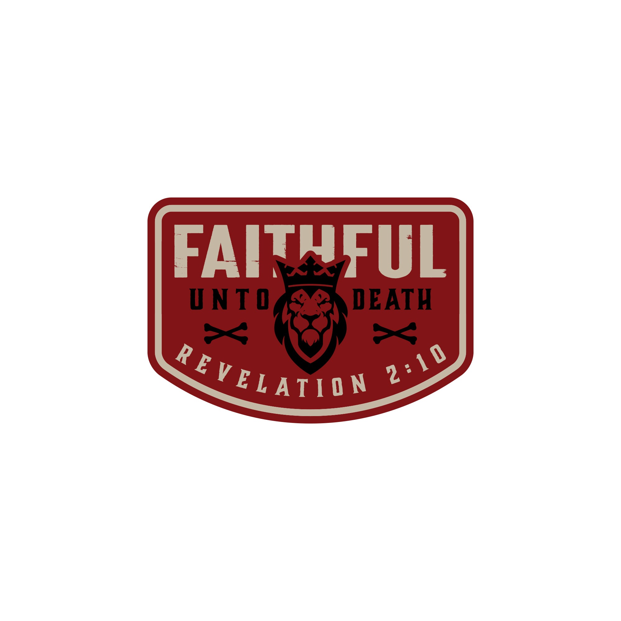 Unto Death Sticker - DANGEROUSBUTGOOD
